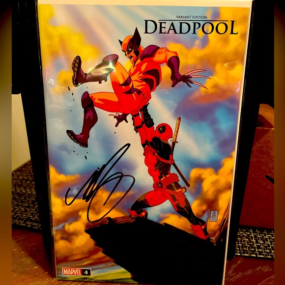 Art | Deadpool Variant 4 With Wolverines Lion King Homage Signed By ...